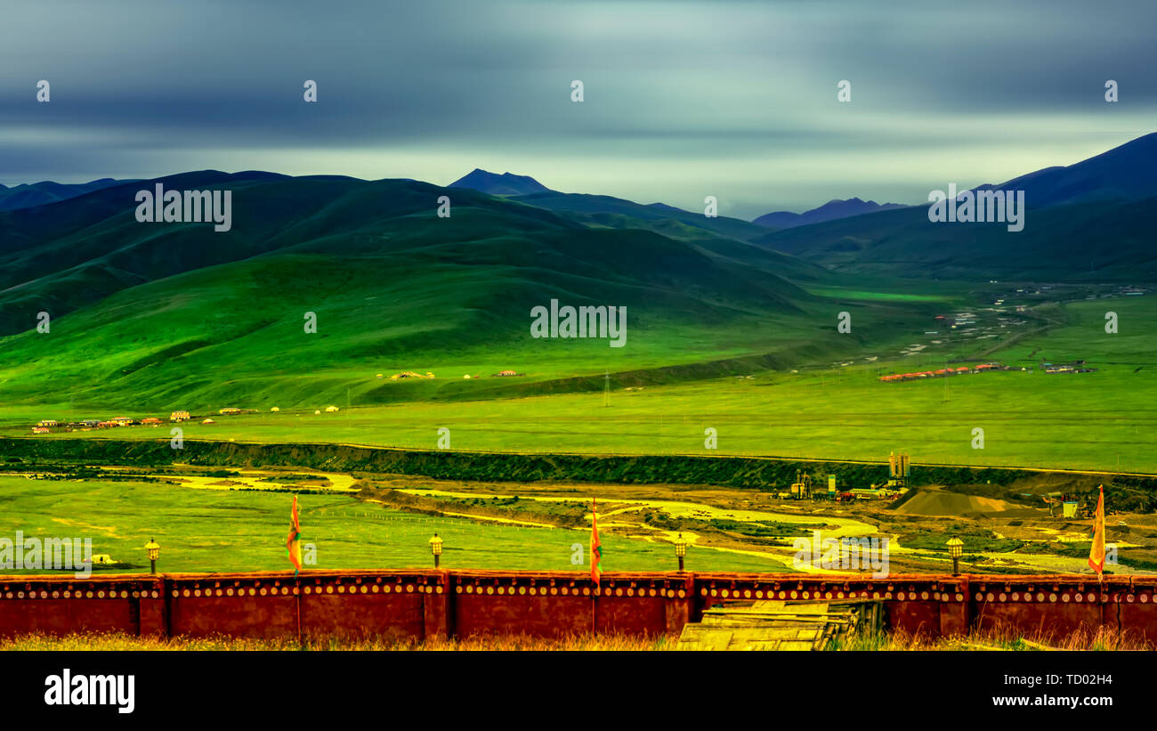 The scenery of Dongga Temple Stock Photo - Alamy