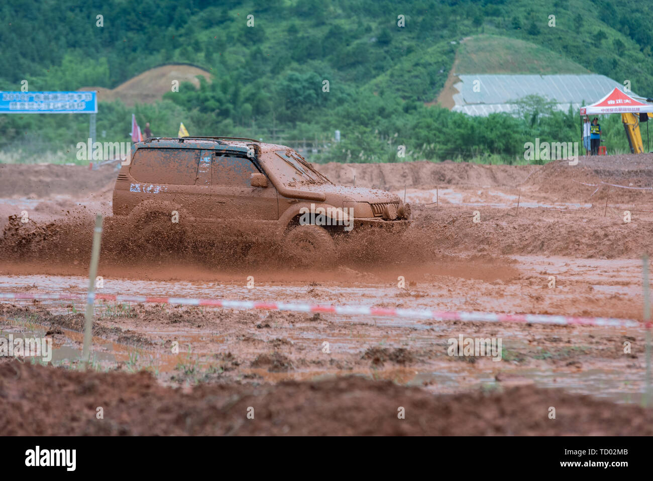 Land Cruiser Outdoor Car Cross Country Competition Stock Photo - Alamy