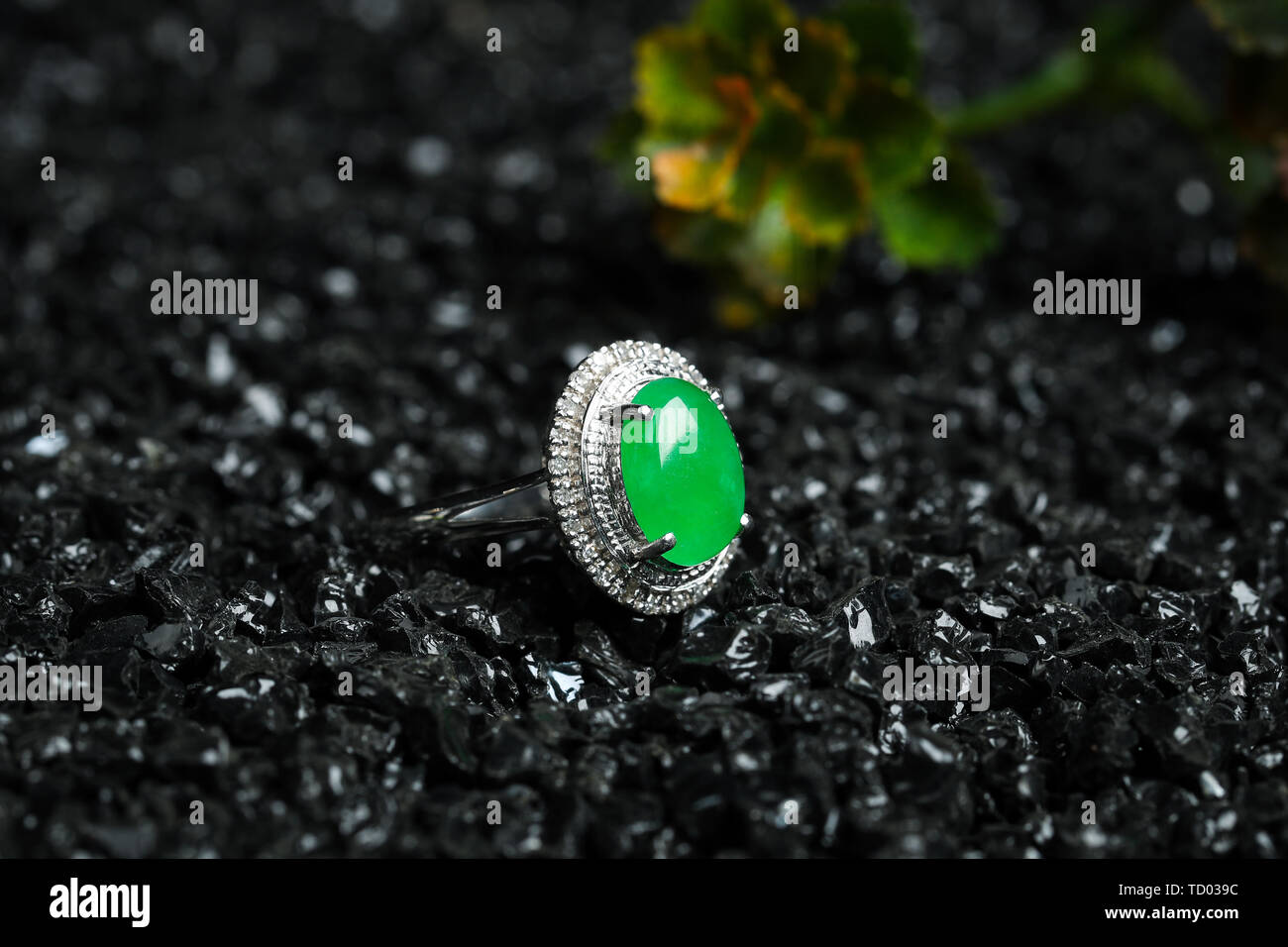 The emerald ring Stock Photo - Alamy