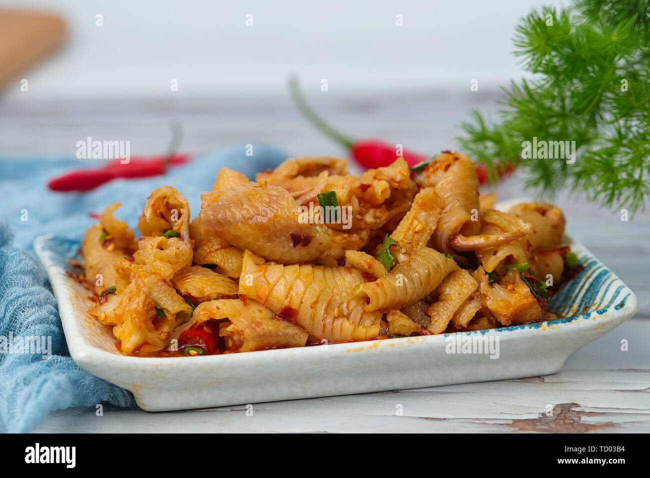 Bone-free phoenix claws Stock Photo - Alamy