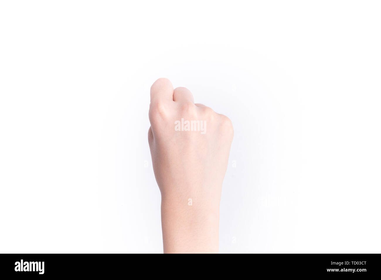 A clenched fist Stock Photo - Alamy