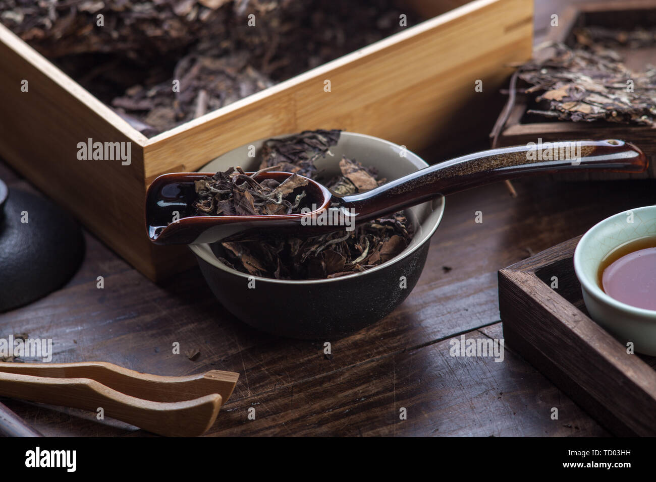 Old white tea Stock Photo - Alamy