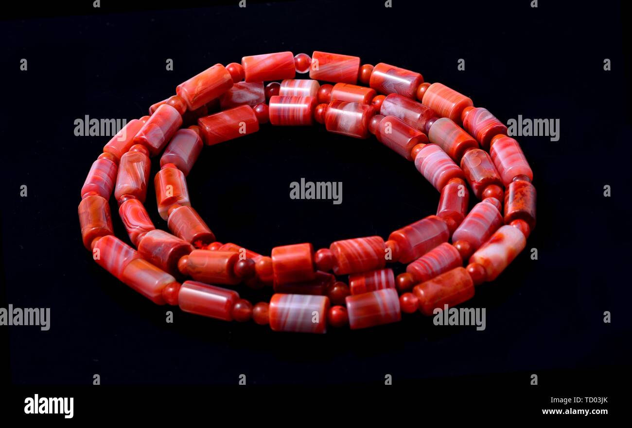 Southern red agate jewellery HD picture Stock Photo - Alamy