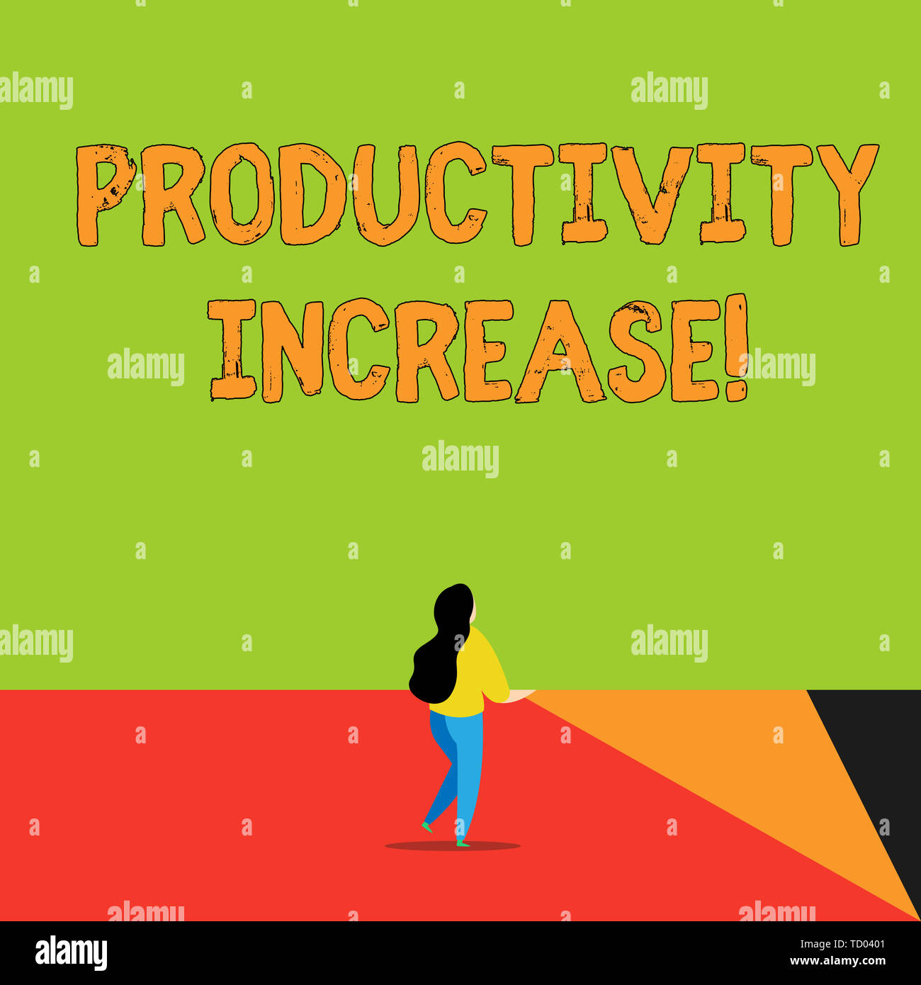 Word writing text Productivity Increase. Business photo showcasing get ...