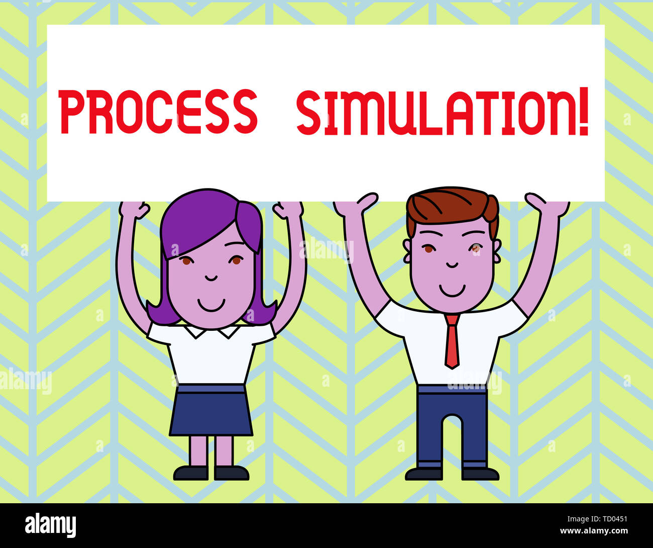Writing note showing Process Simulation. Business concept for Technical ...