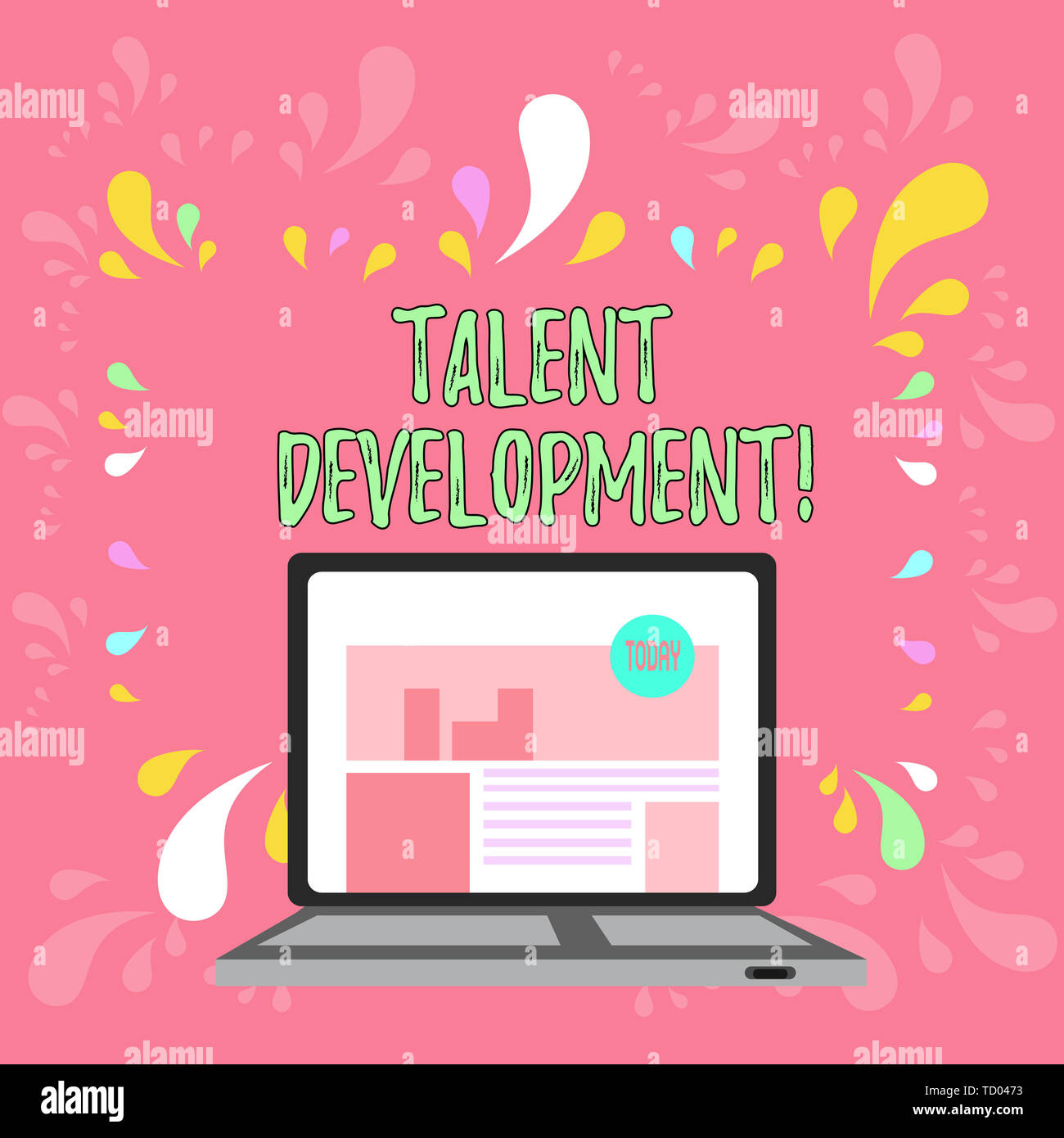 Conceptual hand writing showing Talent Development. Concept meaning Building Skills Abilities ...