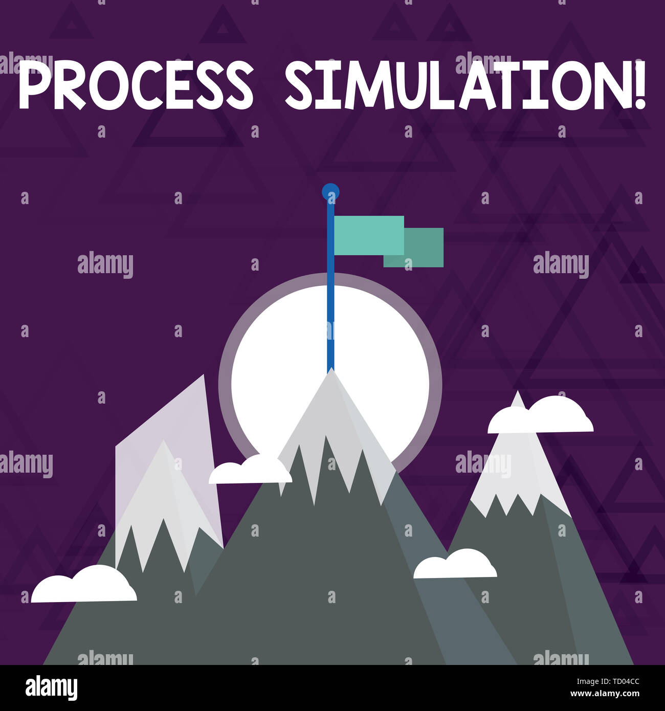 Conceptual hand writing showing Process Simulation. Concept meaning ...