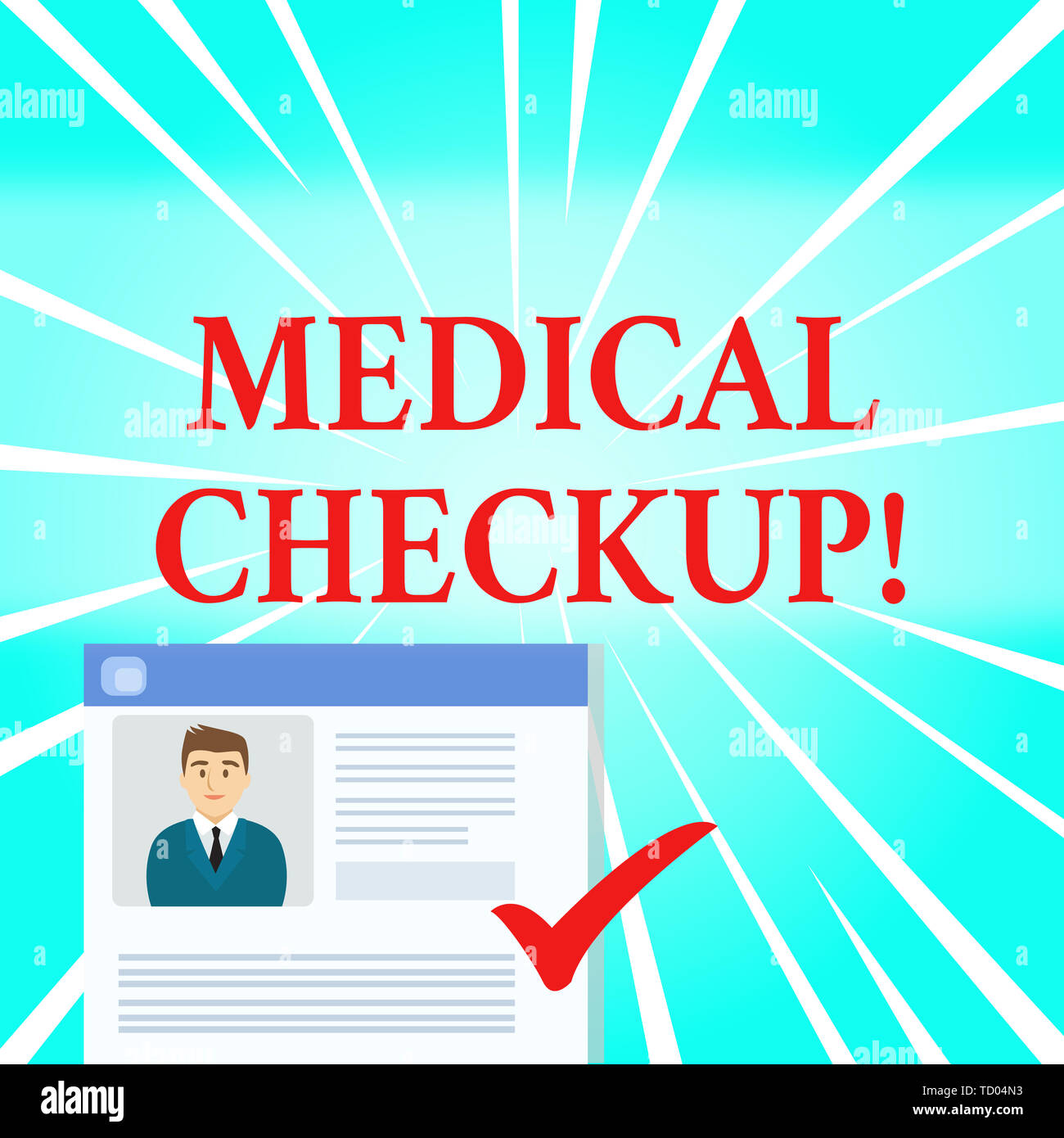 Text sign showing Medical Checkup. Business photo showcasing thorough ...