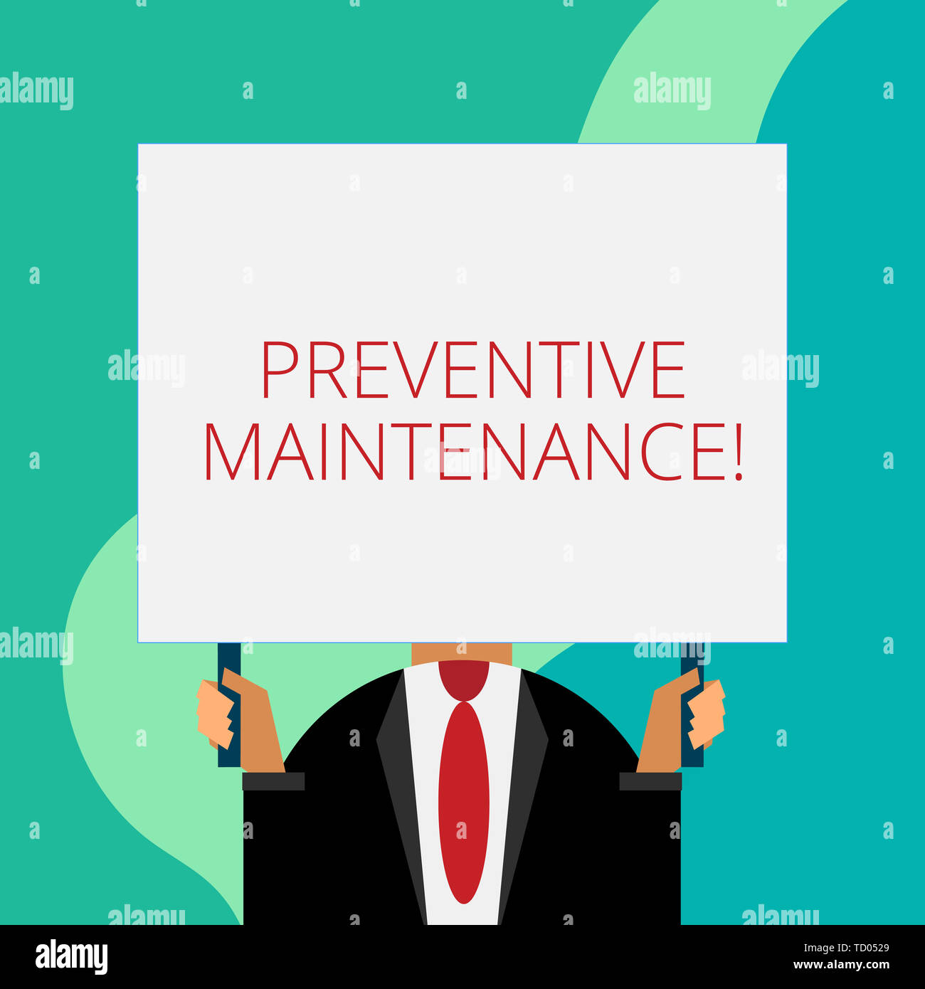 Handwriting text writing Preventive Maintenance. Conceptual photo Avoid ...