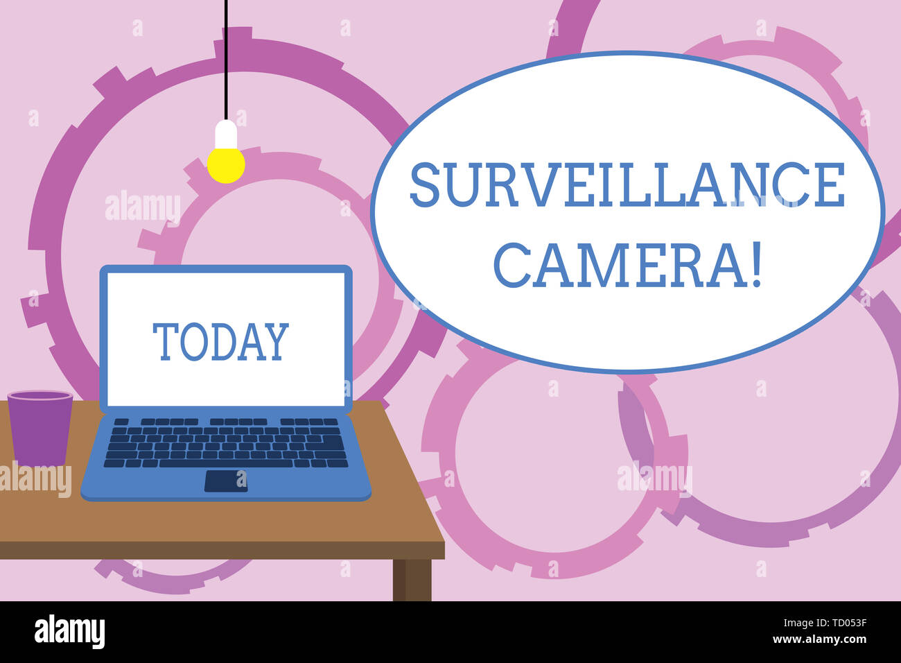 Word writing text Surveillance Camera. Business photo showcasing Closed ...