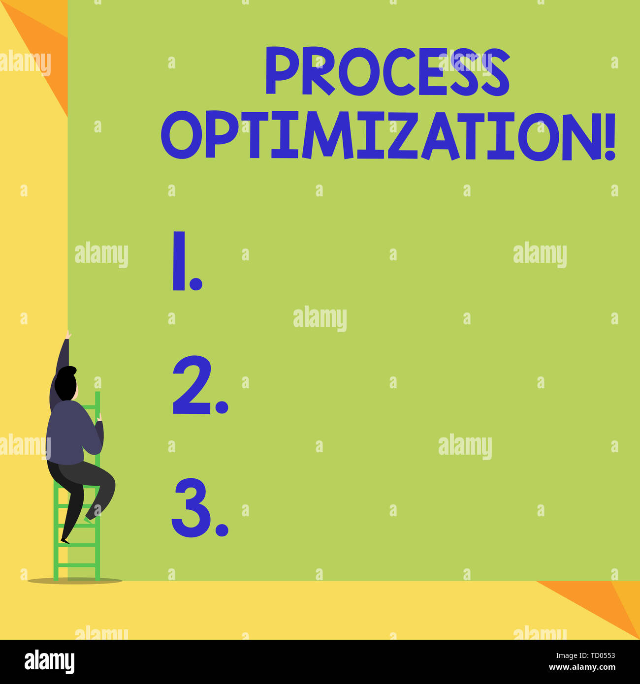 Writing note showing Process Optimization. Business concept for Improve ...