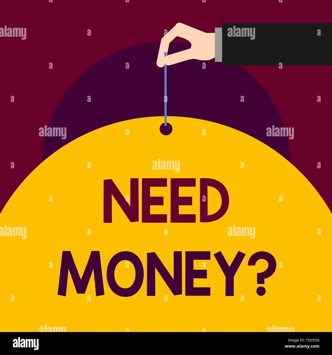 Writing note showing Need Money Question. Business concept for asking ...