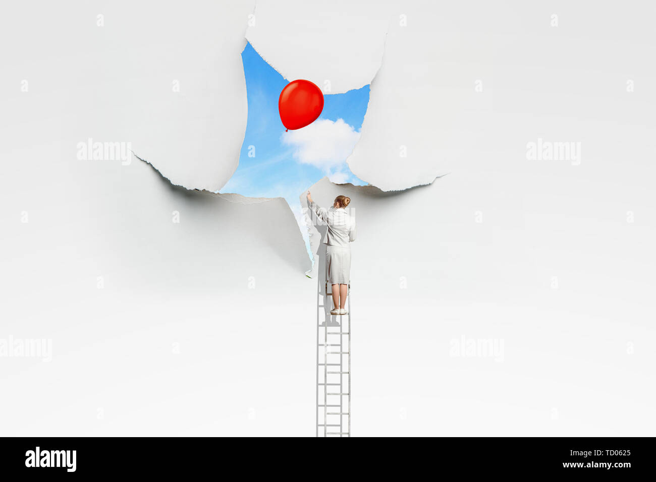 Torn balloon hi-res stock photography and images - Alamy