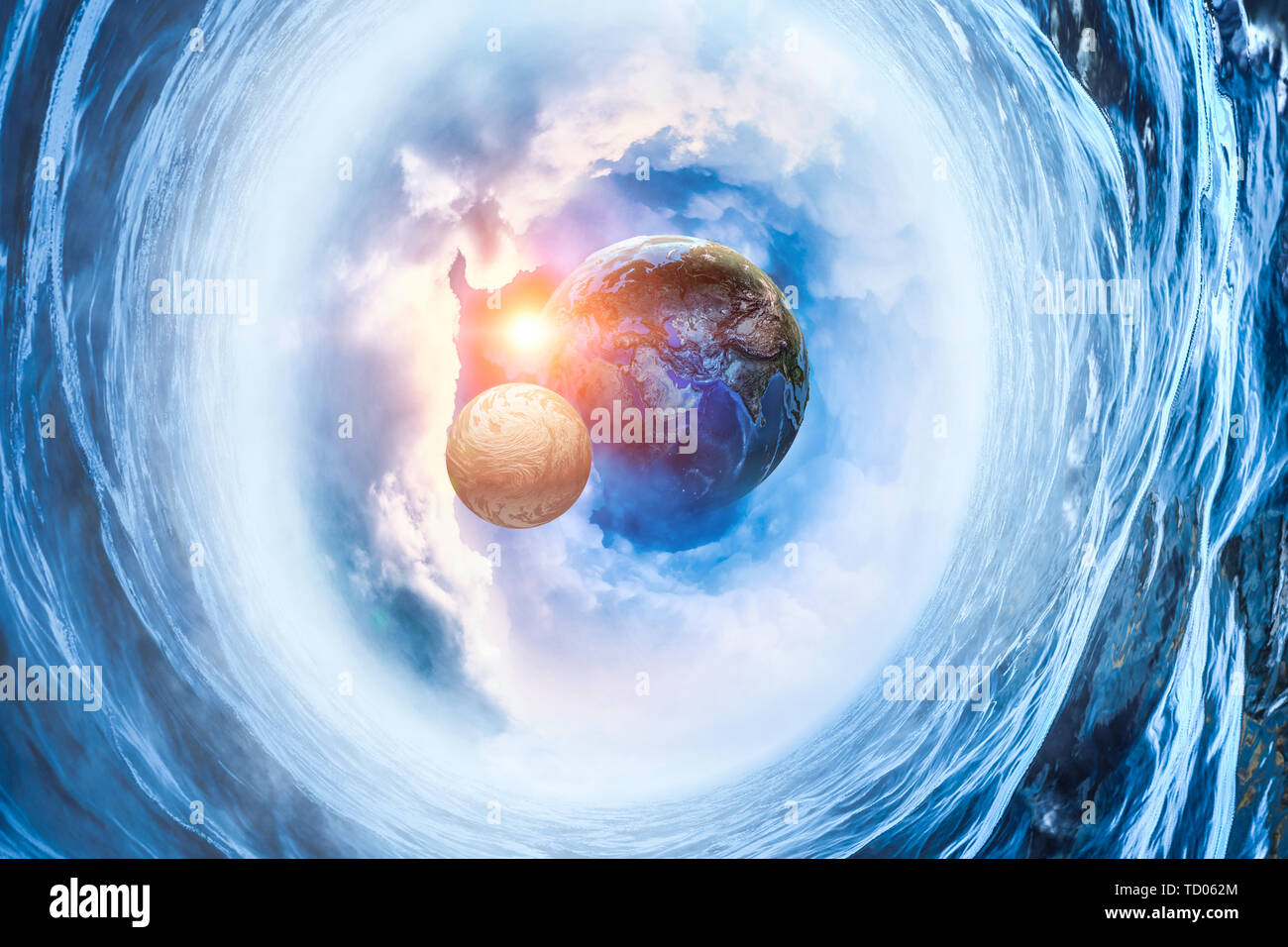 Abstract background earth moon hi-res stock photography and images - Alamy