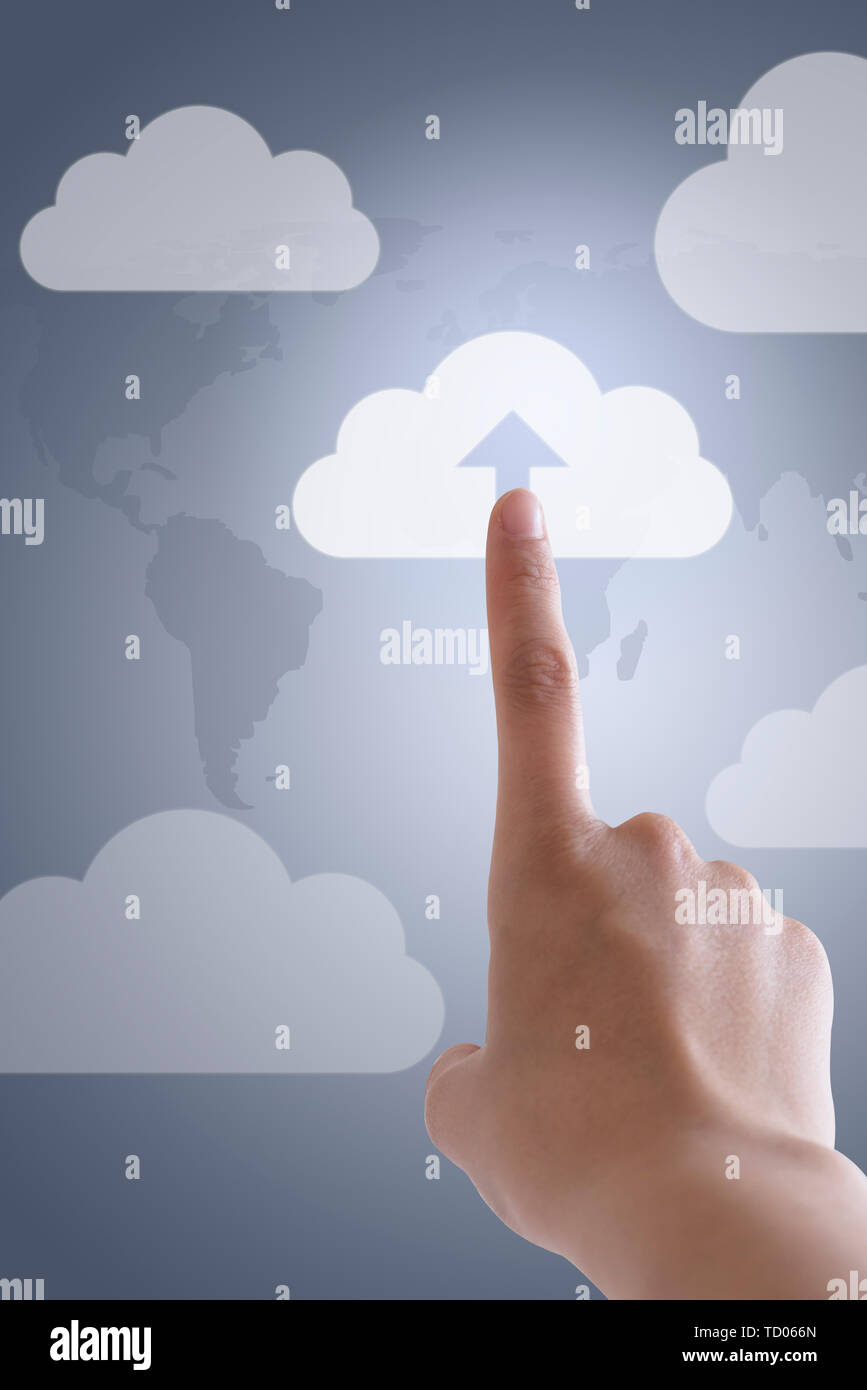 Transparent touch screen hi-res stock photography and images - Alamy