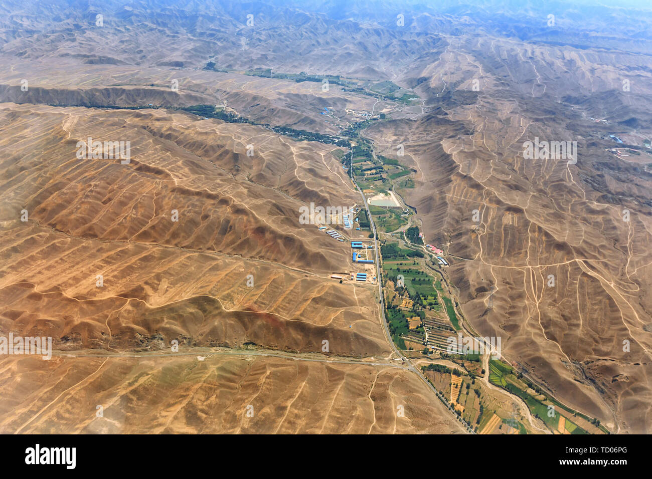 Chongqing-Xinjiang, aerial shooting Stock Photo - Alamy