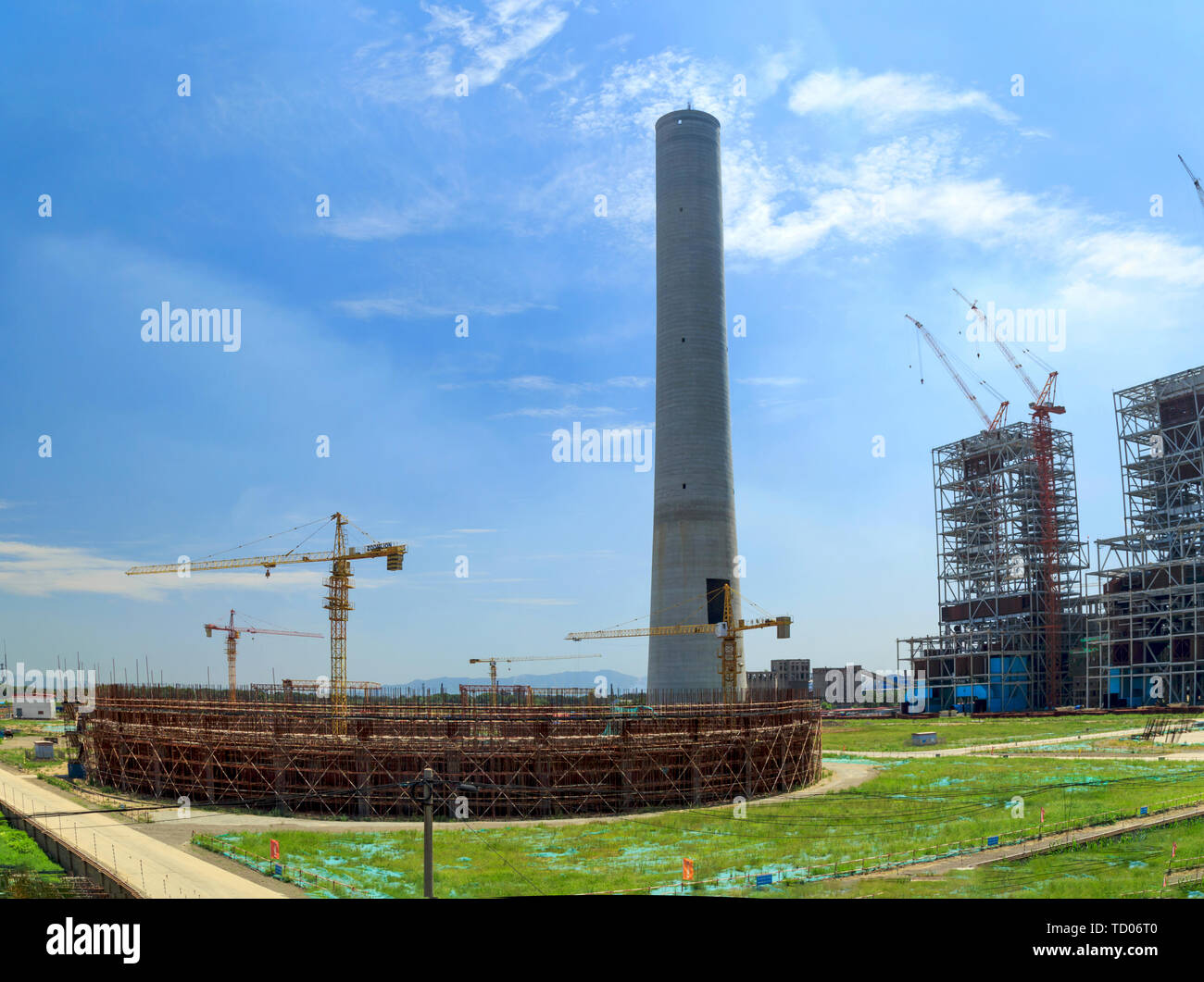 Factory under construction Stock Photo - Alamy