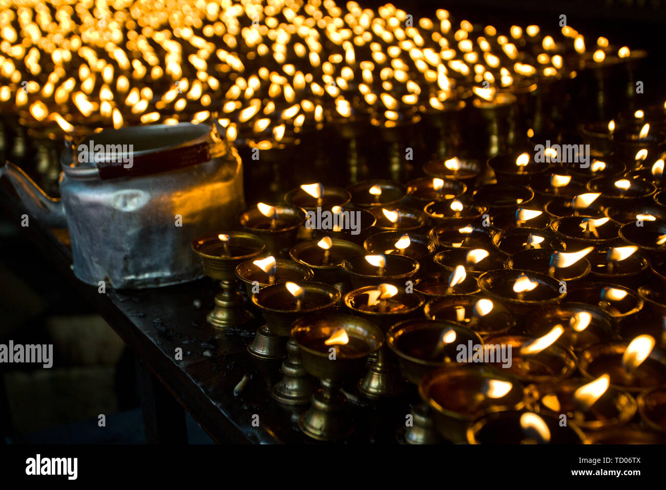 Ghee lamp hi-res stock photography and images - Alamy