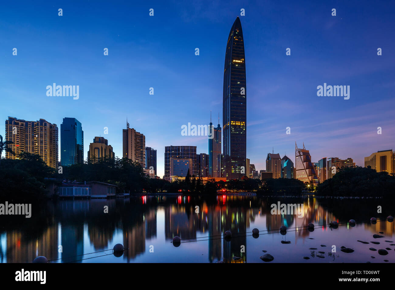 Skyline and skyscrapers no one toured the buildings and buildings hi ...