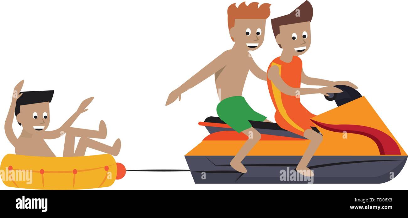 Water extreme sport cartoon isolated Stock Vector Image & Art - Alamy