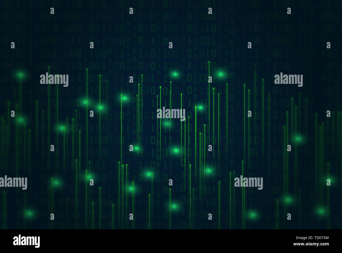 Digital matrix background for binary codes 0 and 1 Stock Photo - Alamy