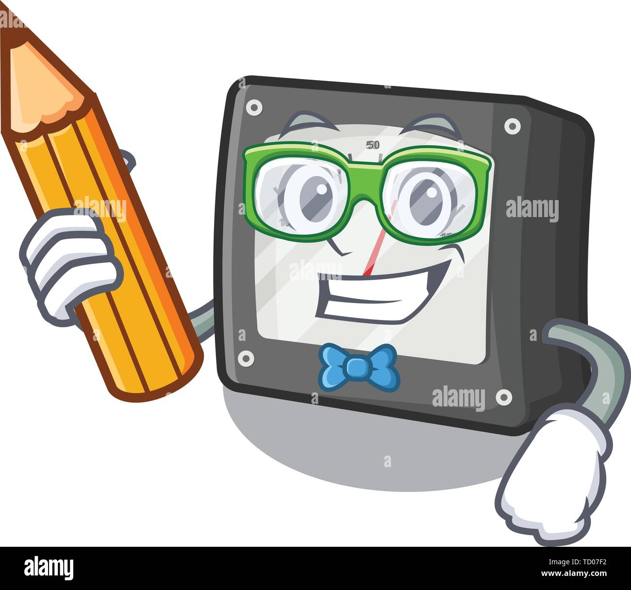 Student ampere meter in the cartoon shape Stock Vector Image & Art - Alamy