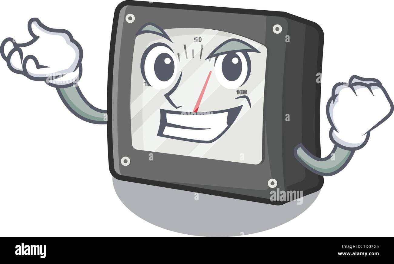 Successful ampere meter in the cartoon shape Stock Vector Image & Art ...