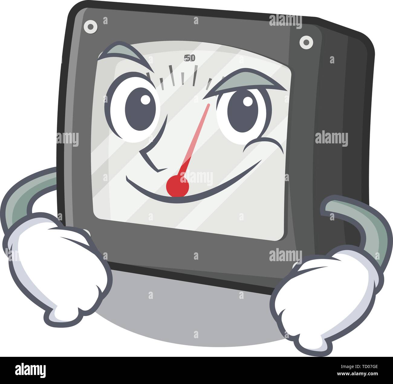 Smirking ampere meter in the cartoon shape Stock Vector Image & Art - Alamy