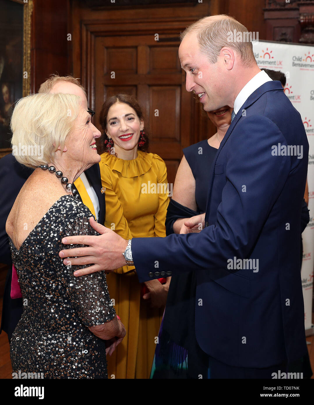 LONDON, ENGLAND - JUNE 10: Prince William, Duke of Cambridge greets ...