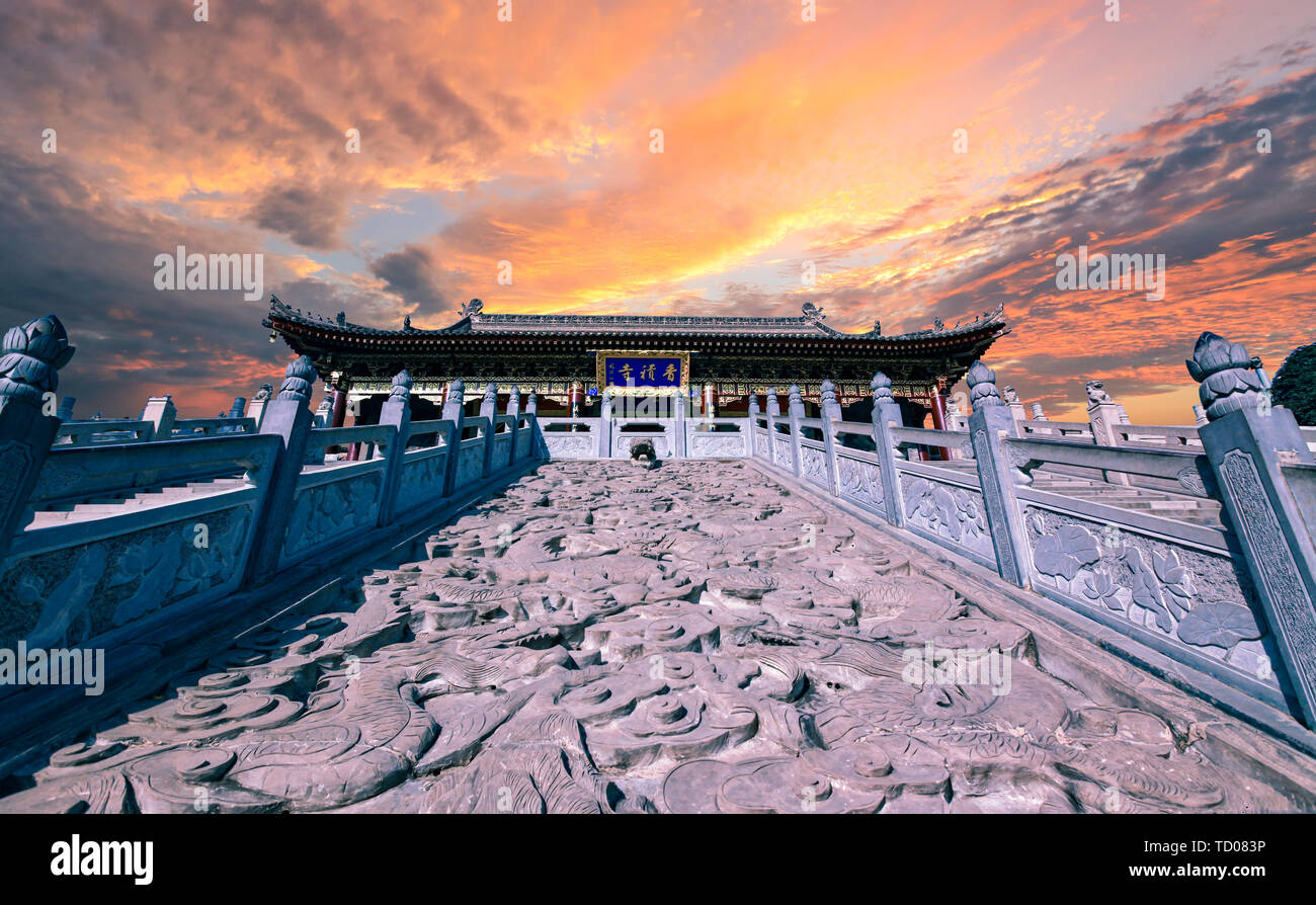 Scenery of Xiangji Temple in Xi'an, Shaanxi Province Stock Photo - Alamy