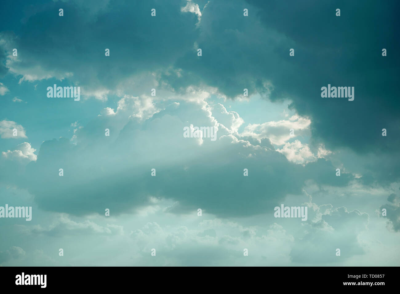 Blue HD sky material Stock Photo - Alamy