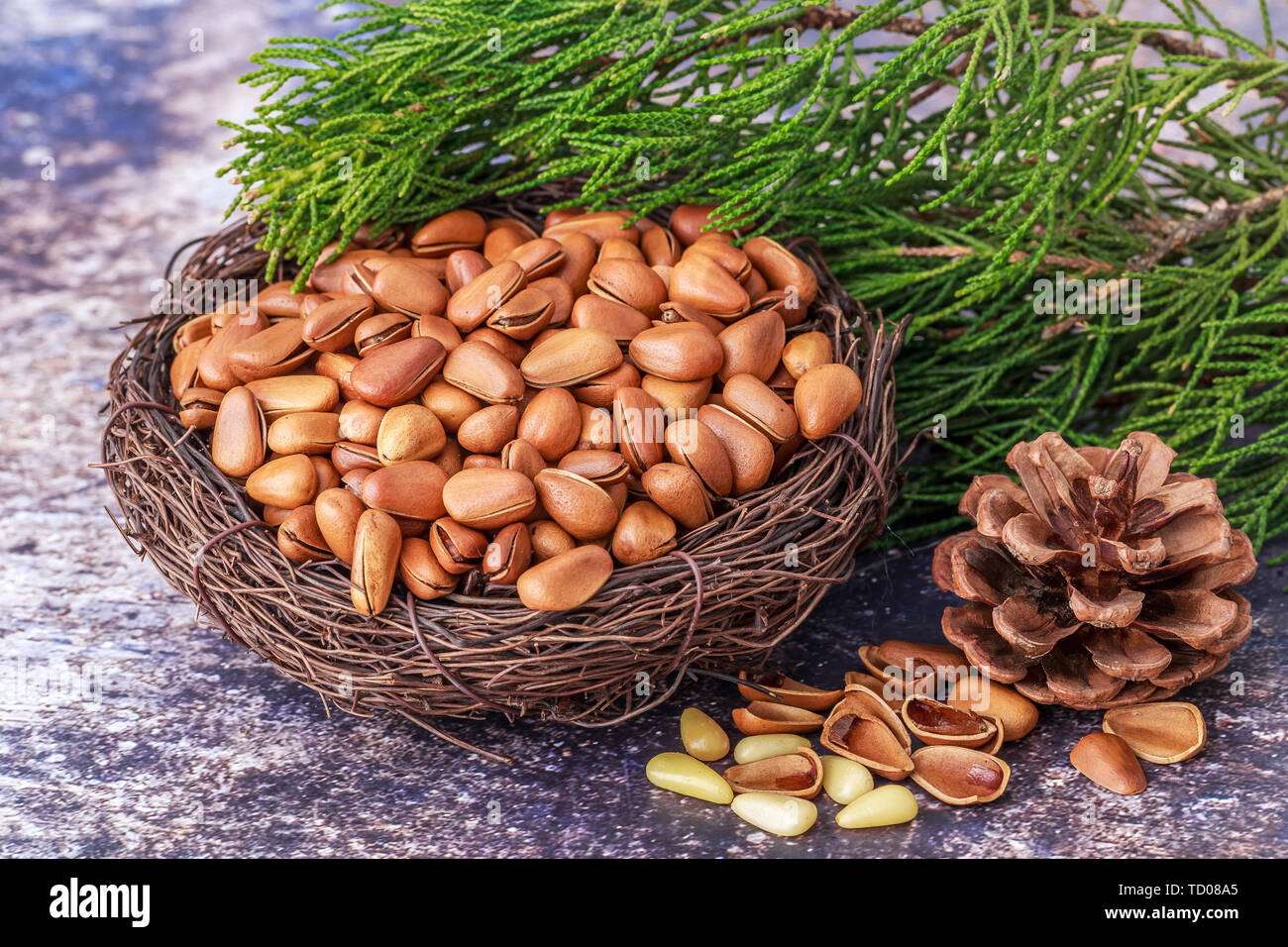 Food no one has close up nuts nutrients hi-res stock photography and ...