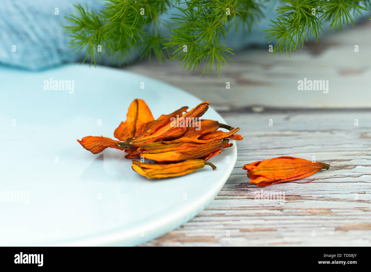 Lily flower tea Stock Photo - Alamy