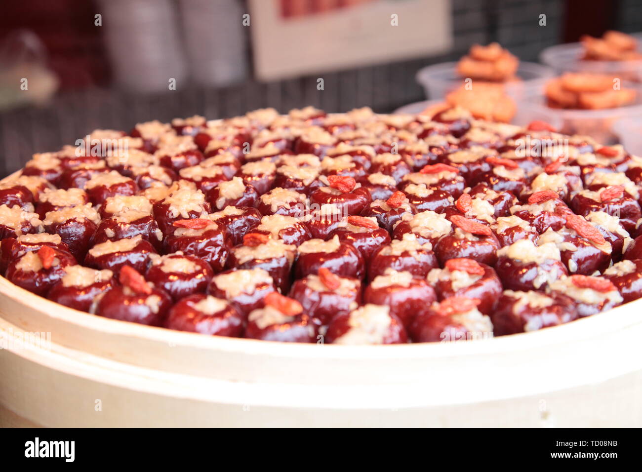 Glutinous rice red dates Stock Photo - Alamy