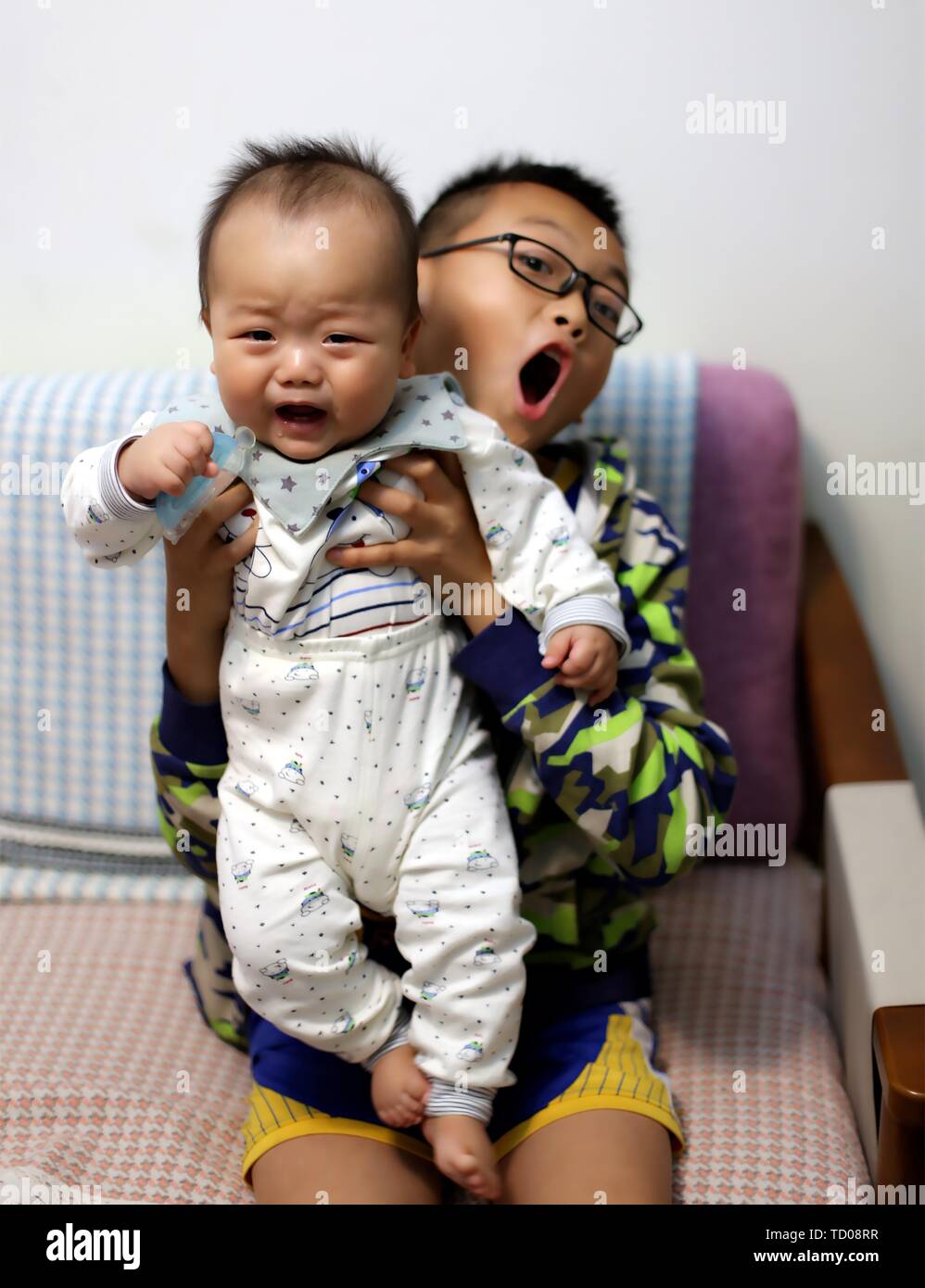 Family Life - Cute Kids Stock Photo - Alamy