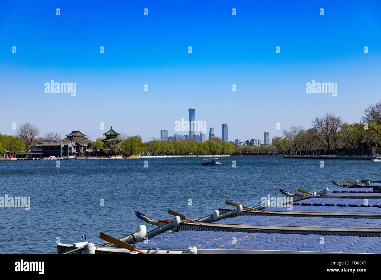 Scenery of Houhai, Beijing, China Stock Photo - Alamy