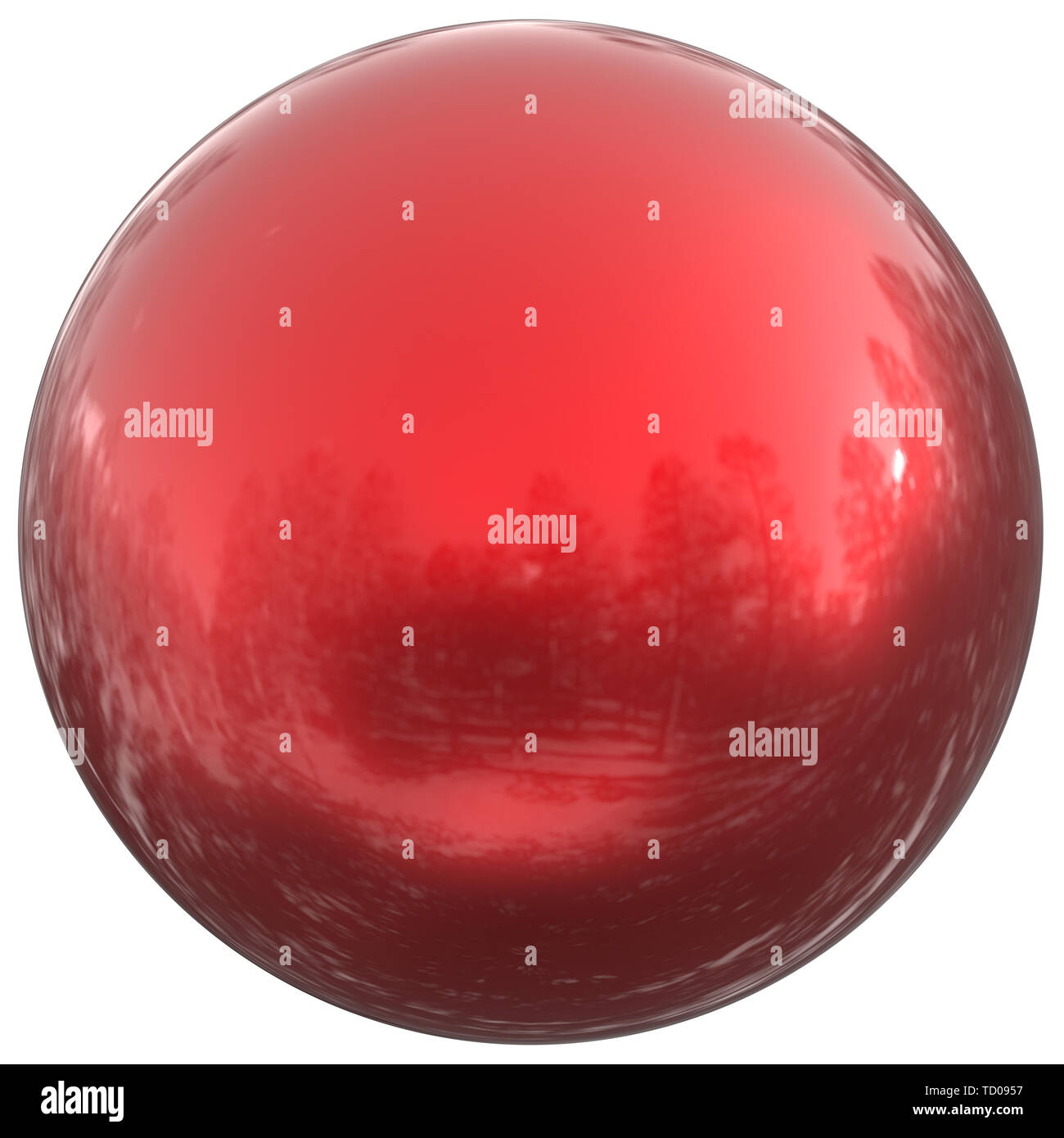 Sphere round button red ball basic circle geometric shape solid figure ...