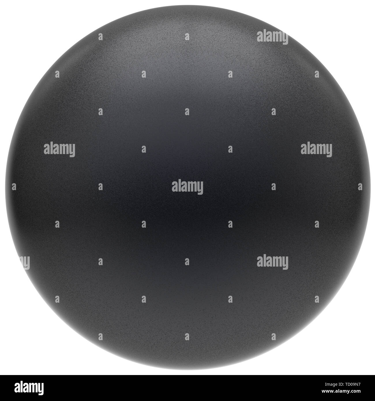 Black sphere round button matted ball basic circle geometric shape solid figure simple ...