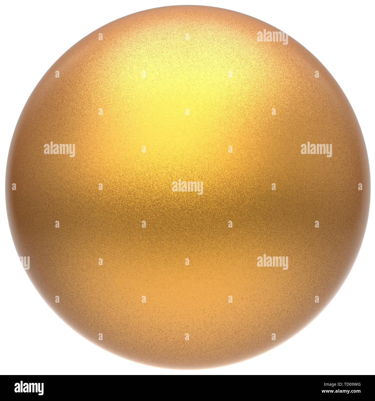 Golden sphere round button ball basic matted yellow circle geometric ...