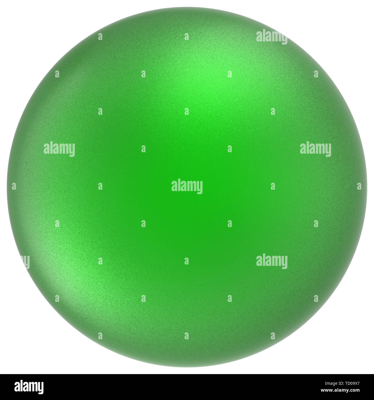 Green sphere round button ball basic matted circle geometric shape ...