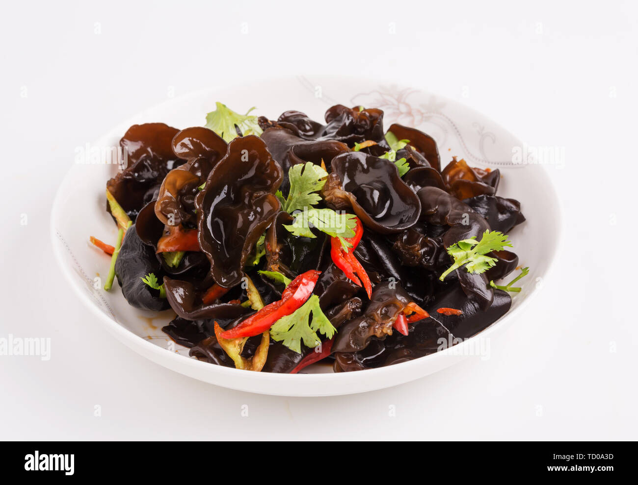 Cold fungus, traditional Chinese cuisine Stock Photo - Alamy