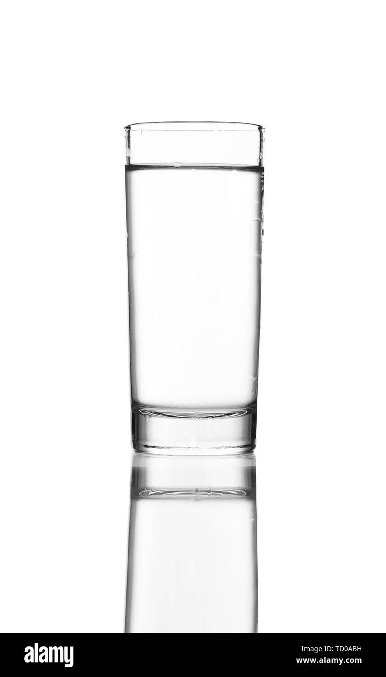 Half a glass of water Stock Photo - Alamy