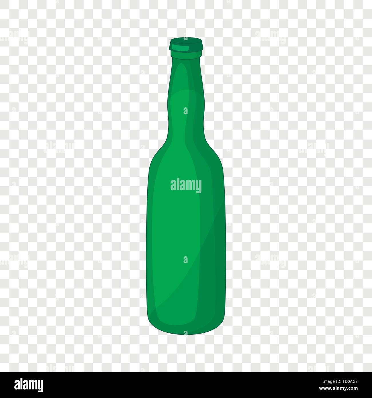 Green bottle icon, cartoon style Stock Vector Image & Art - Alamy