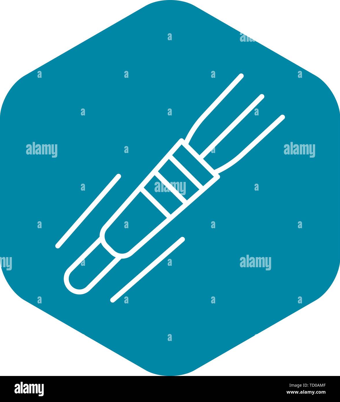 Welding line icon, outline style Stock Vector Image & Art - Alamy