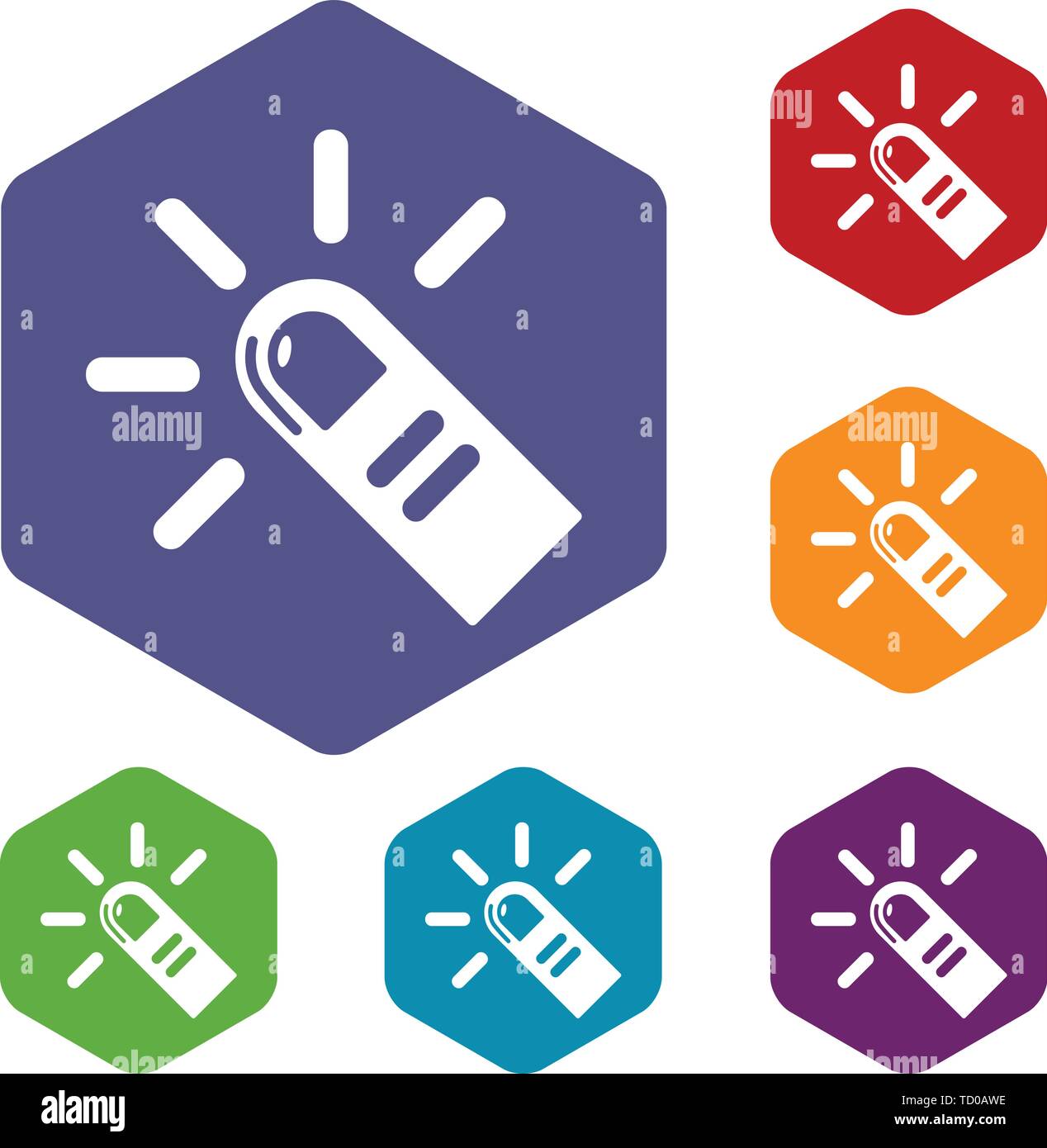 Cursor finger icon, simple black style Stock Vector Image & Art - Alamy