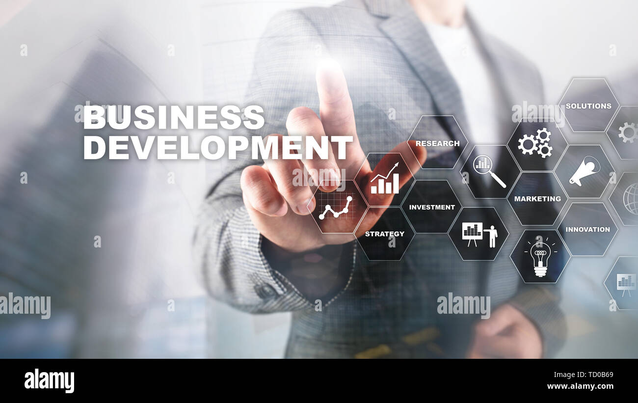 Business Development Startup Growth Statistics. Financial Plan Strategy ...