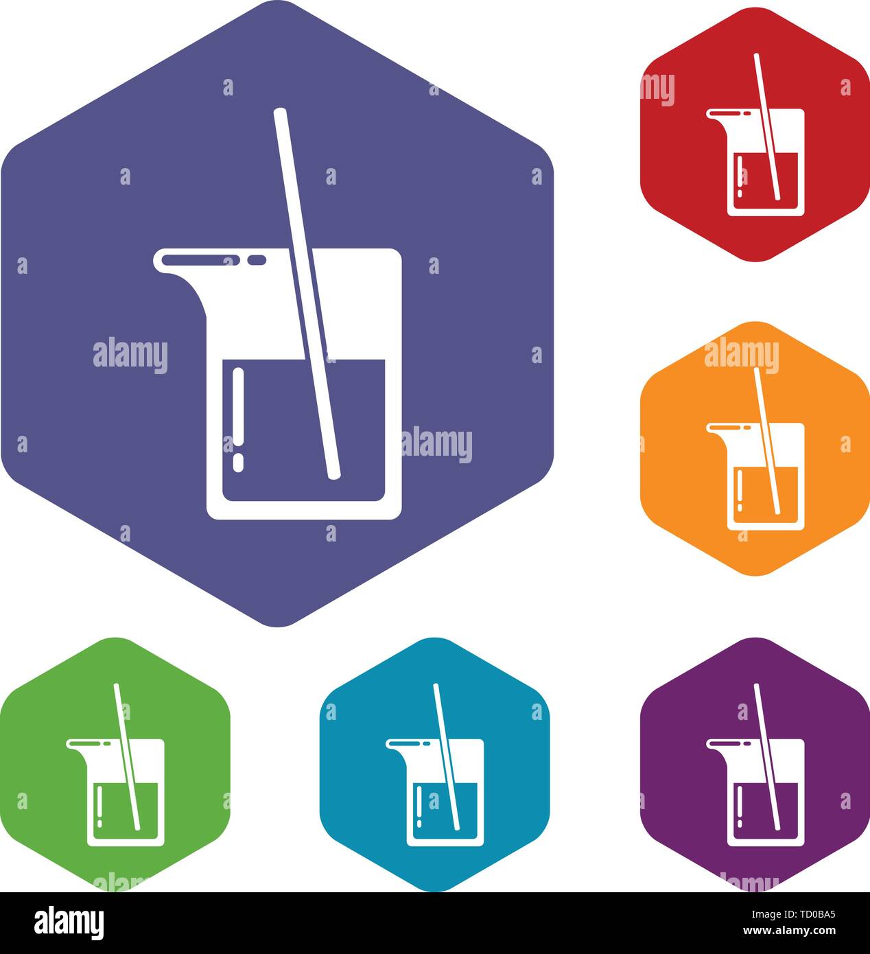 Science flask icon, simple black style Stock Vector Image & Art - Alamy