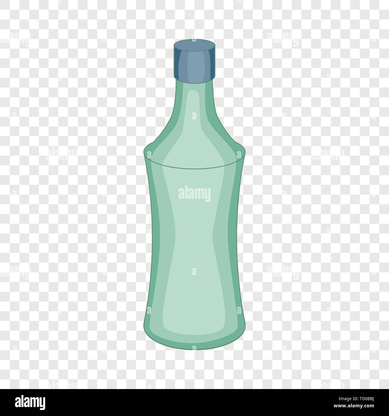 Glass bottle icon, cartoon style Stock Vector Image & Art - Alamy