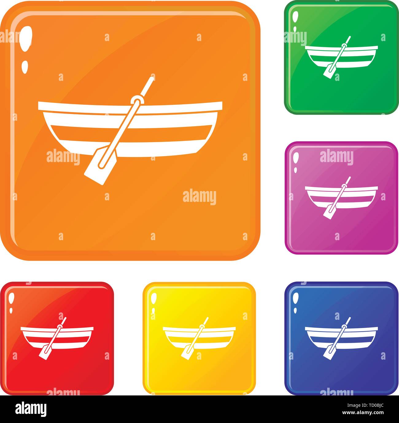 Rope oar Stock Vector Images - Alamy