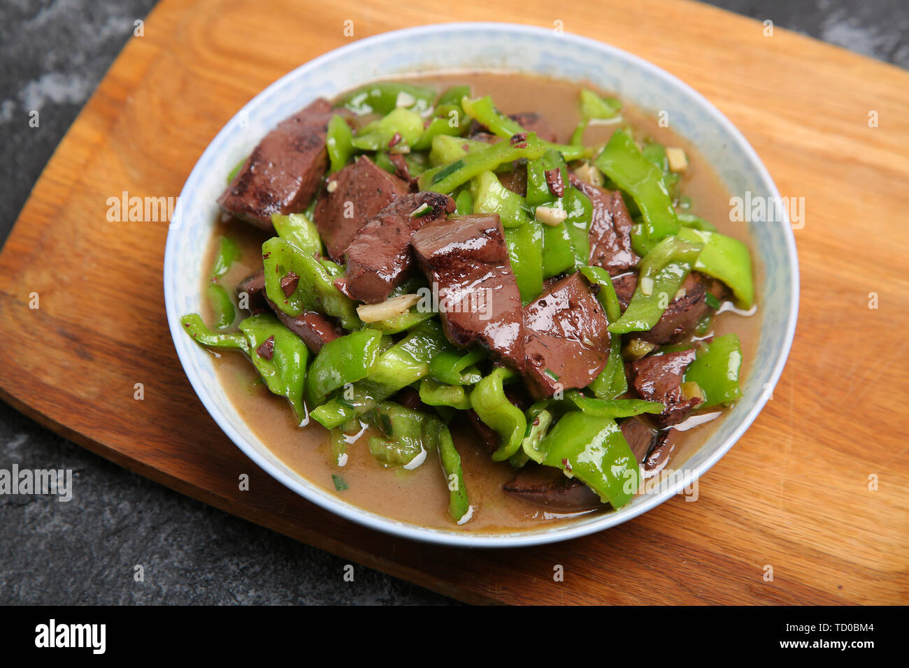 Pig blood, duck blood Stock Photo - Alamy